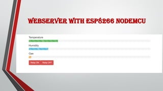 IOT NodeMCU - NodeMCU Webserver | PPT