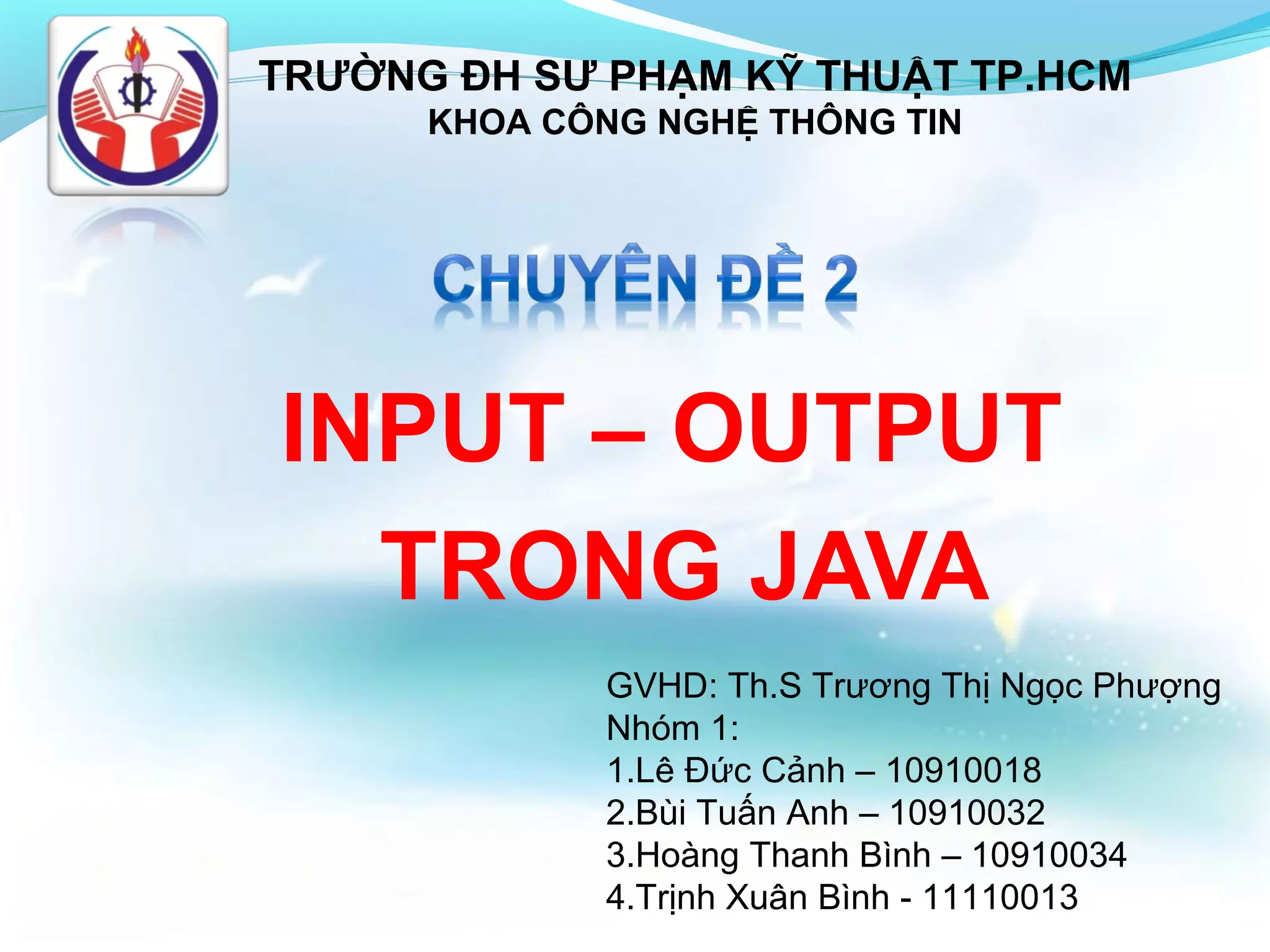 Io trong java | PPT