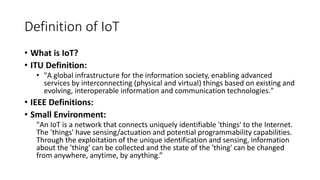 internet of things security introduction | PPT