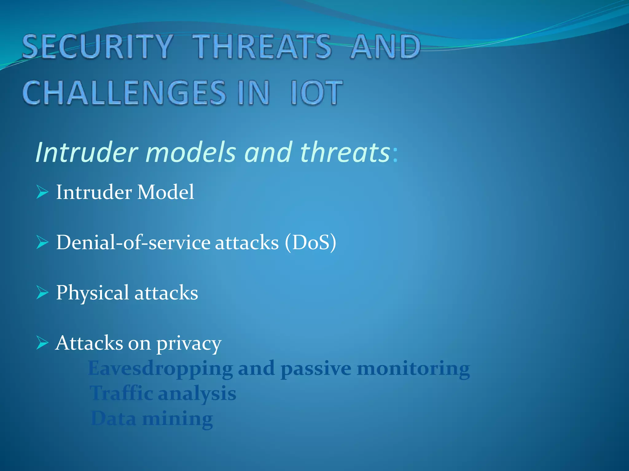 security and privacy-Internet of things | PPTX