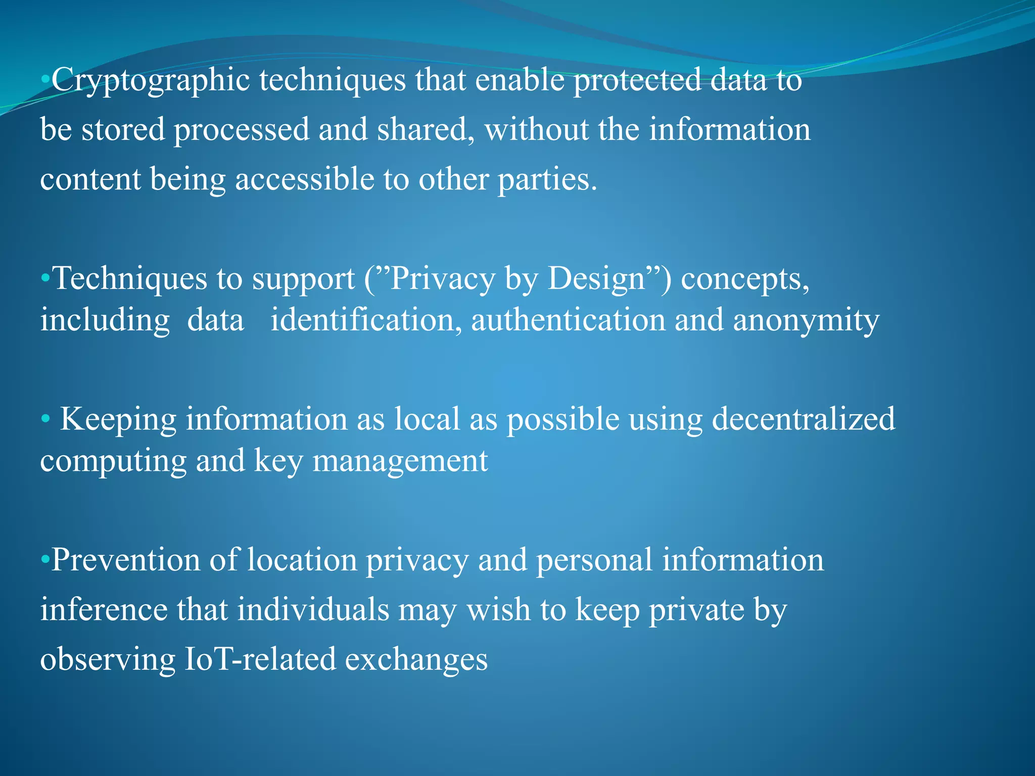 security and privacy-Internet of things | PPTX