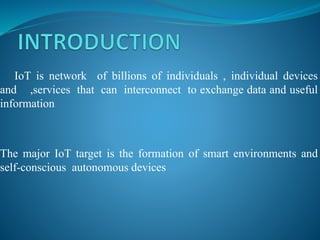 security and privacy-Internet of things | PPTX