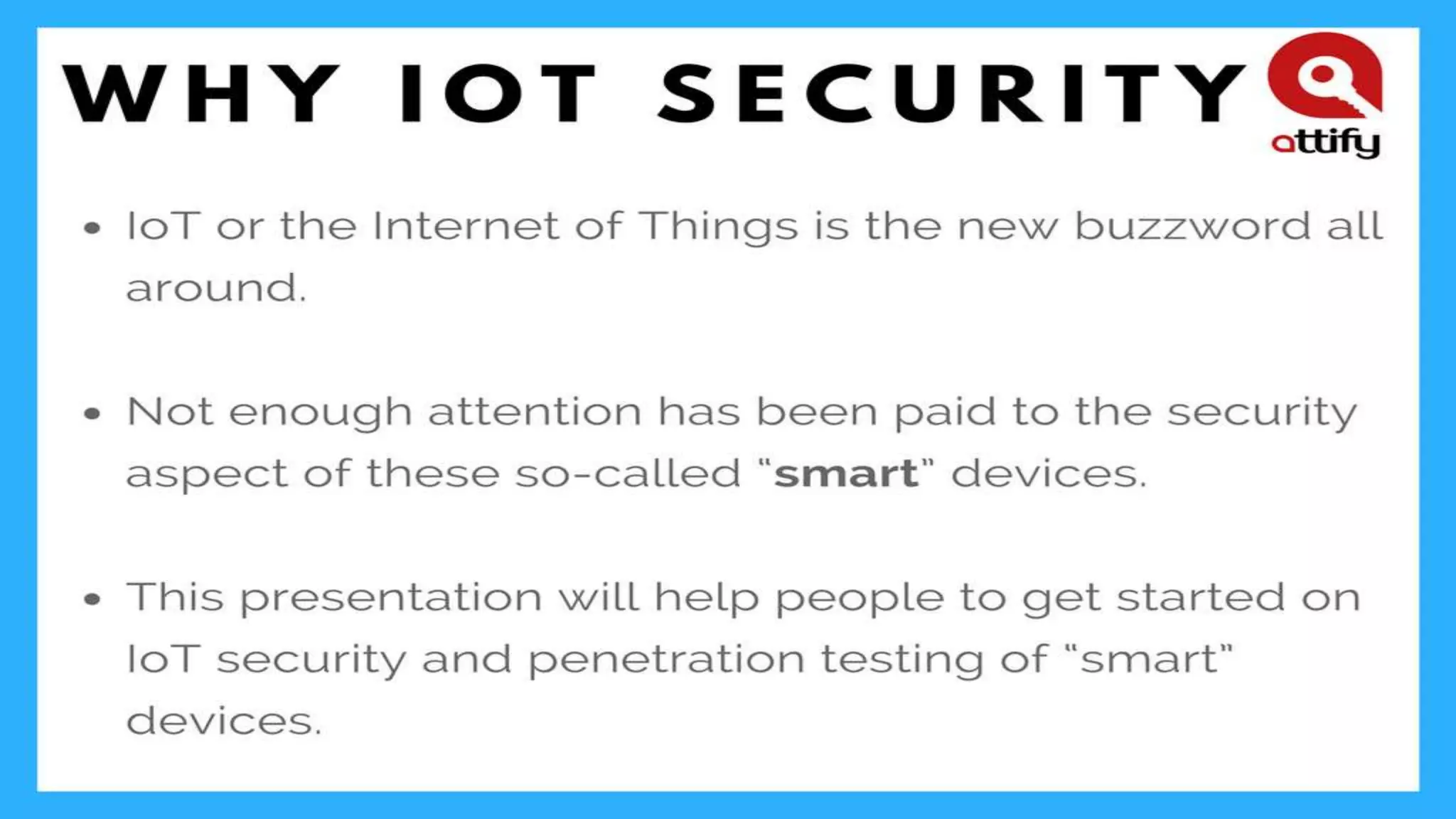 Getting started with IoT Security | PPT