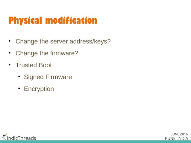 Iot Secure Connected Devices Indicthreads Ppt