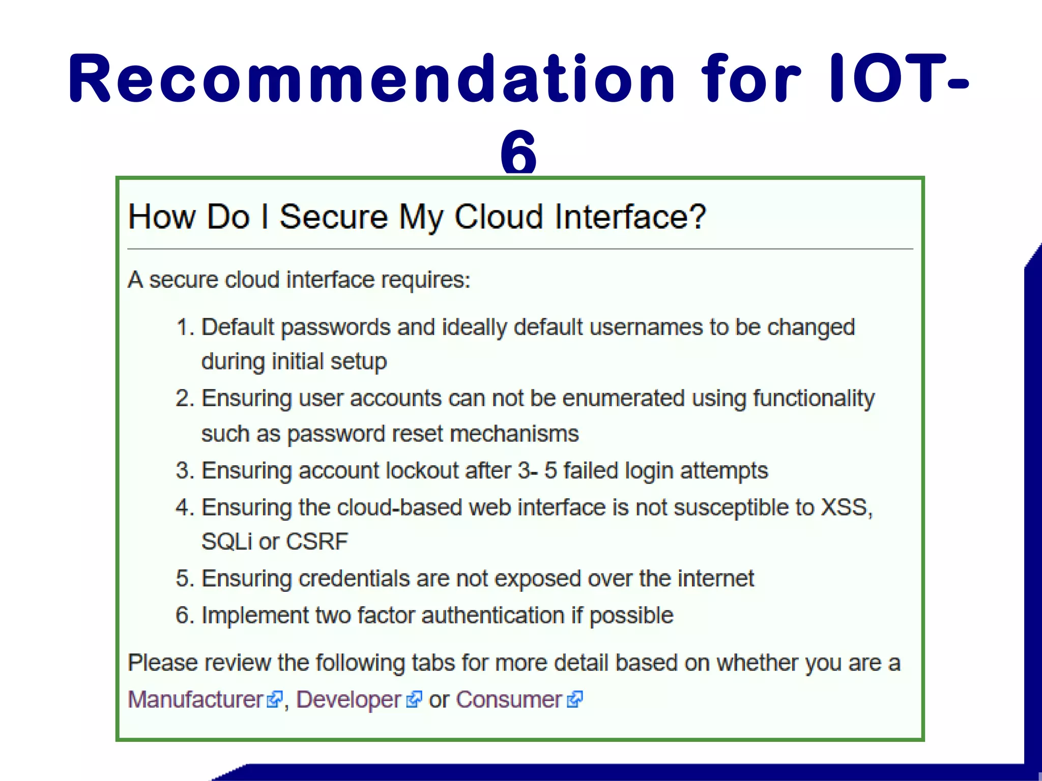 IoT security (Internet of Things) | PPT
