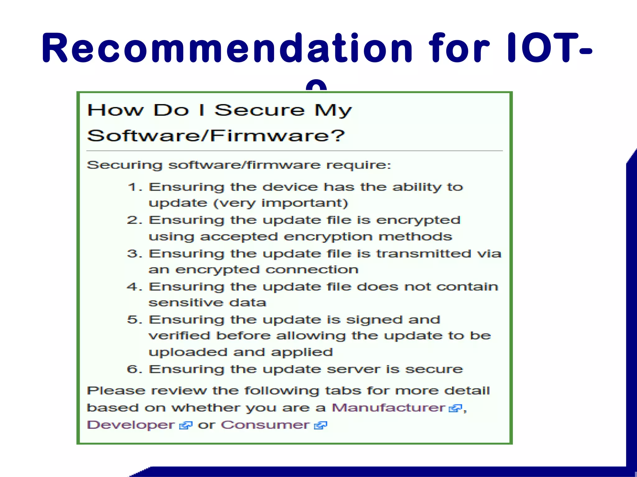 IoT security (Internet of Things) | PPT