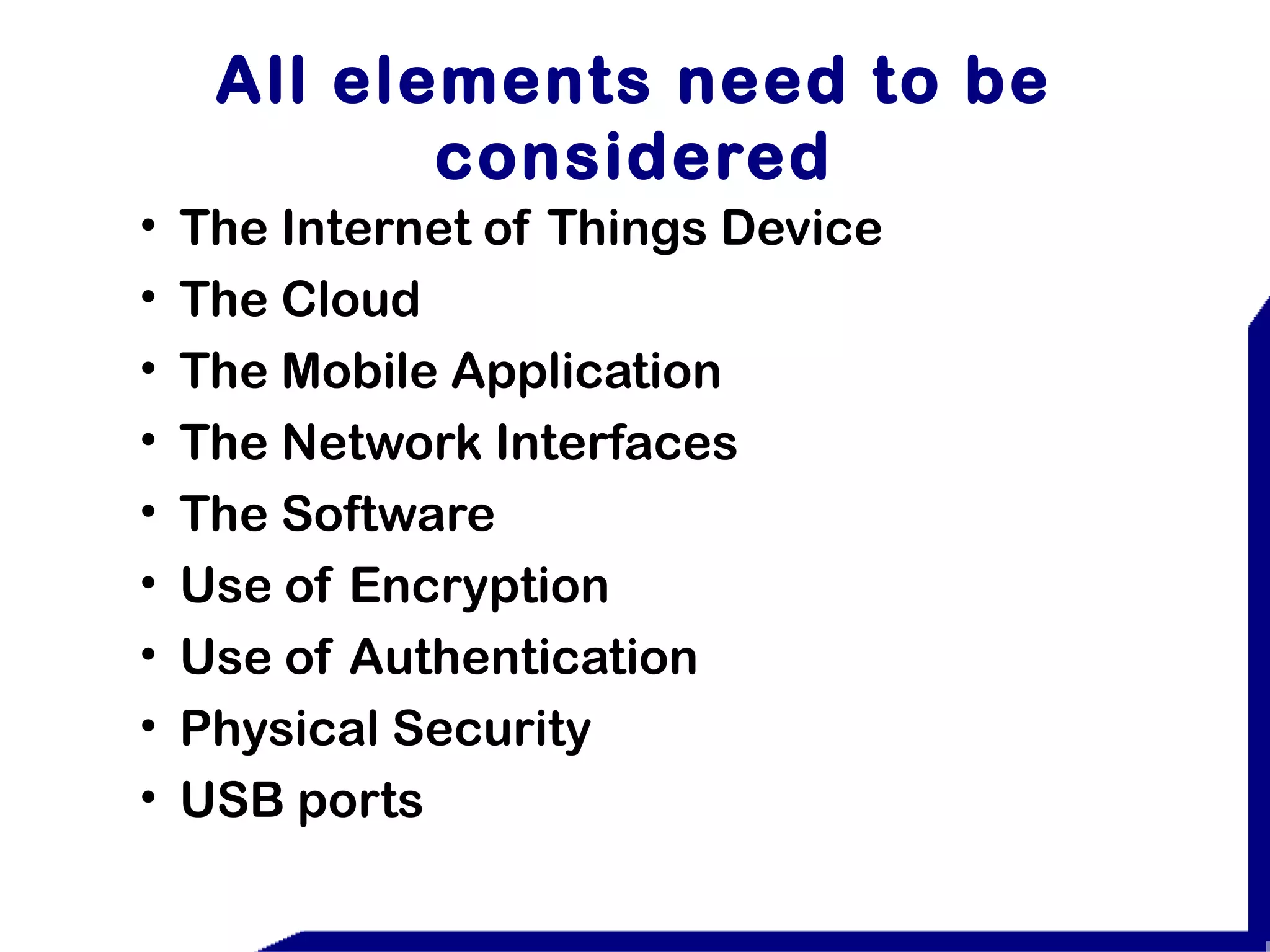 IoT security (Internet of Things) | PPT