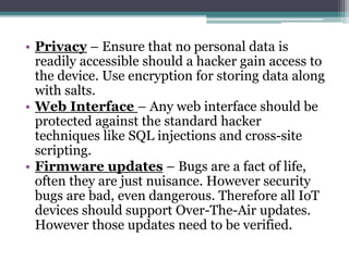 IoT security | PPTX