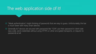 IoT Security Risks and Challenges | PPTX