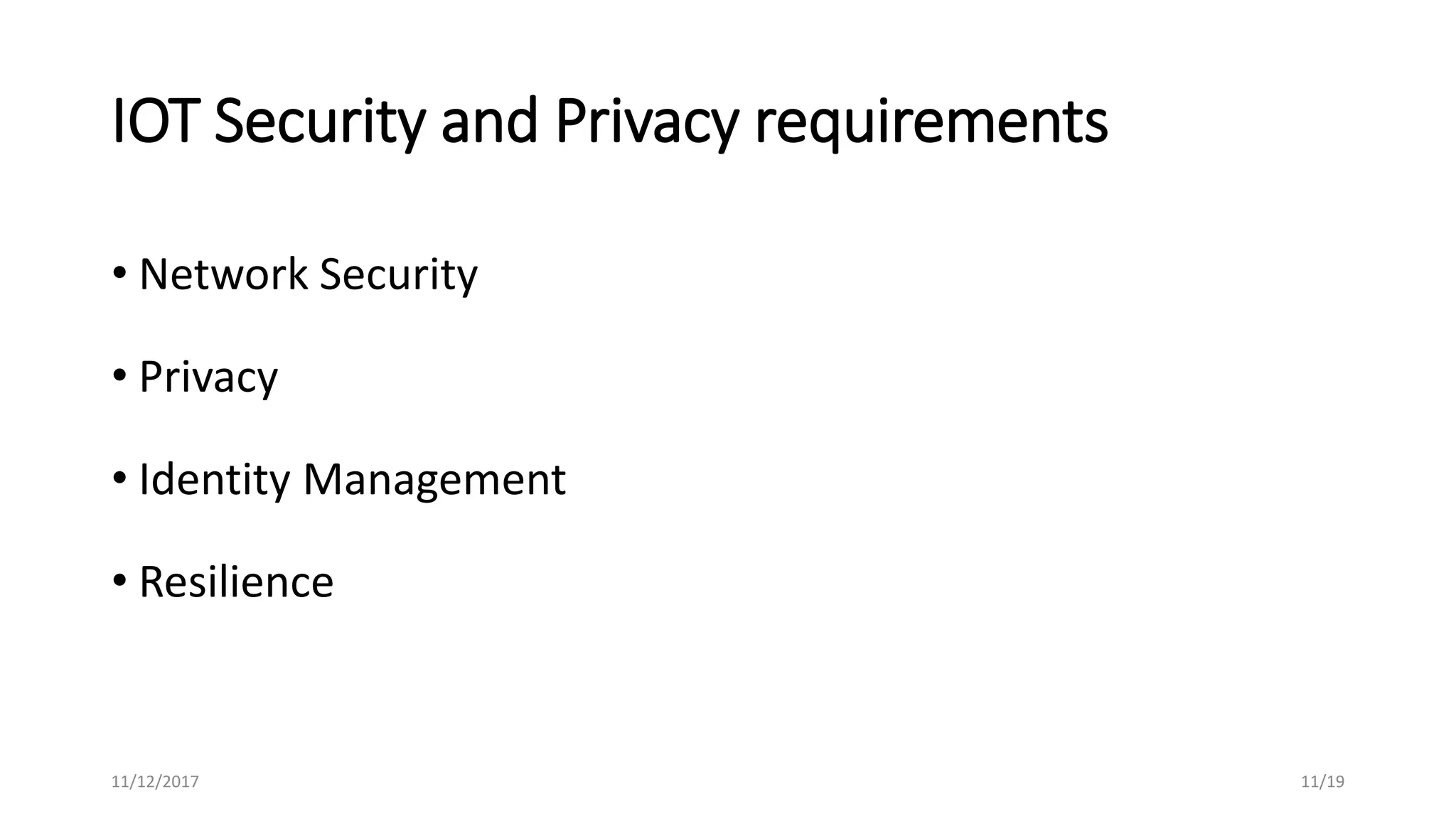 Internet of things security challenges | PPTX