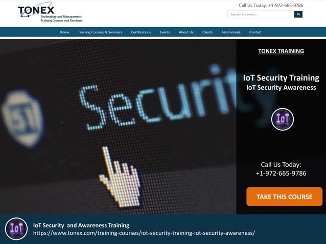 Iot Security Training Iot Security Awareness 2019 Ppt