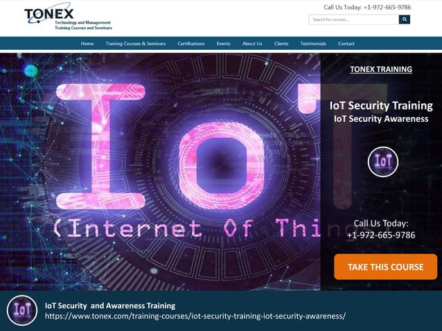 IoT Security Training, IoT Security Awareness 2019 | PPT