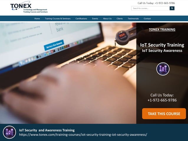 IoT Security Training, IoT Security Awareness 2019 | PPT