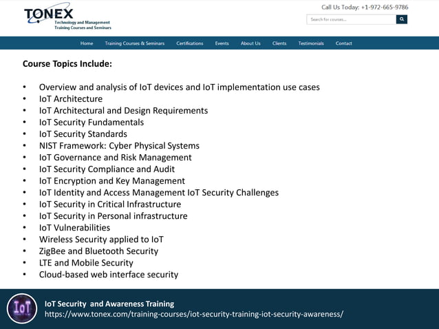Iot Security Training Iot Security Awareness 2019 Ppt