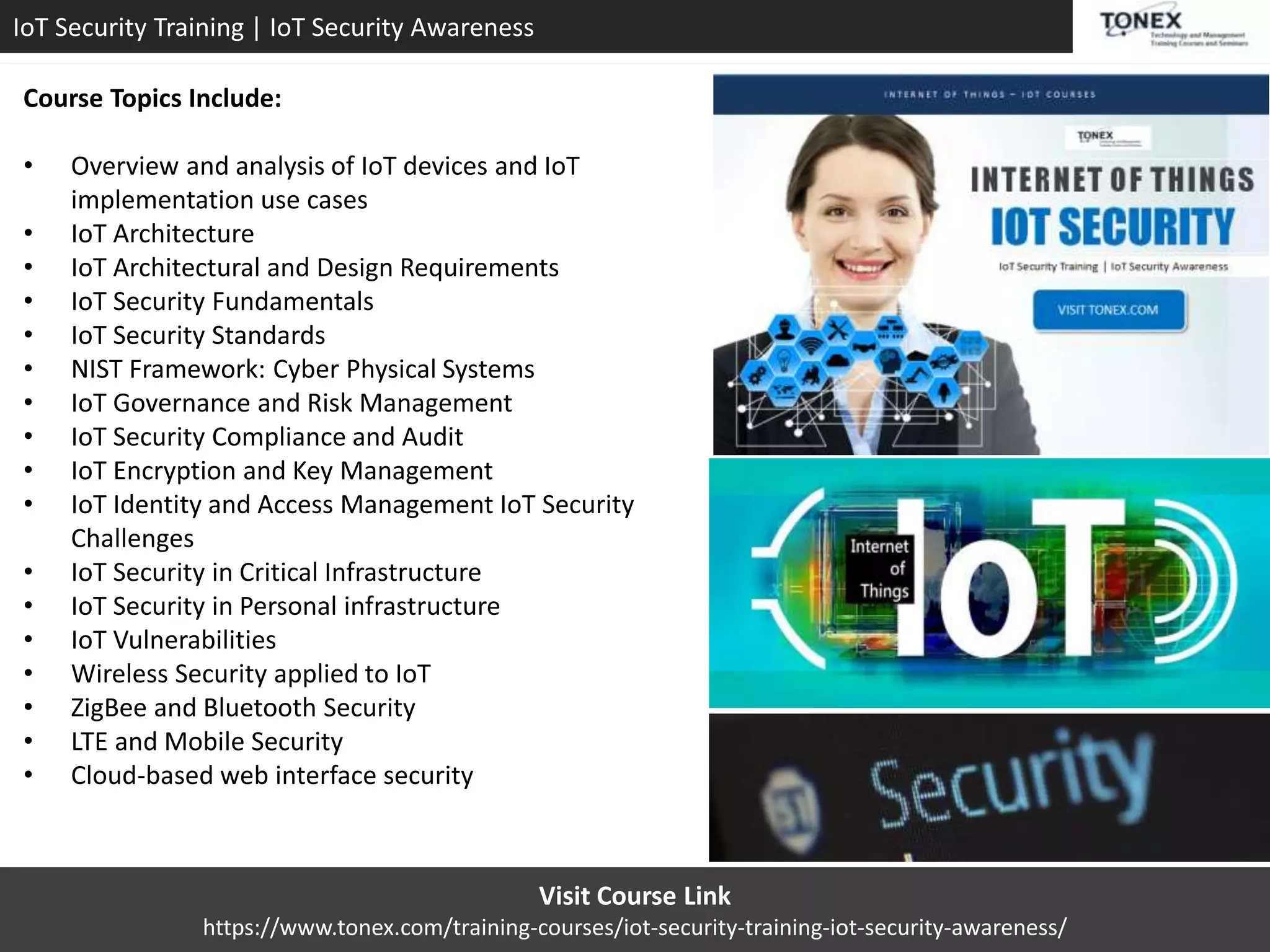 IoT Security Awareness Training : Tonex Training | PPTX