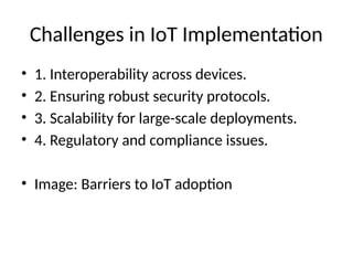 IoT_Seminar_Presentation.pptx on iot implementation | PPTX