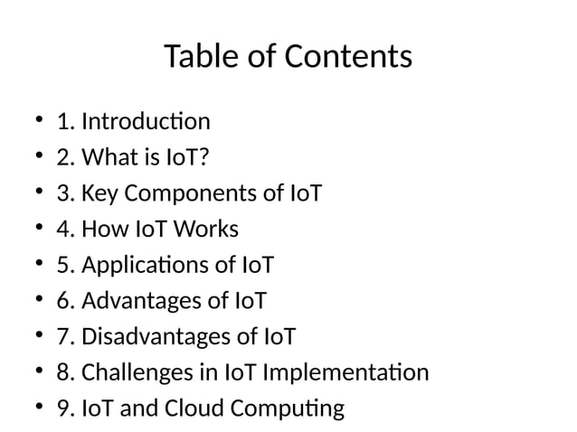 IoT_Seminar_Presentation.pptx on iot implementation | PPT IoT_Seminar_Presentation.pptx on iot implementation | PPT