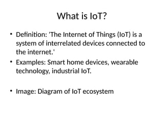 IoT_Seminar_Presentation.pptx on iot implementation | PPTX