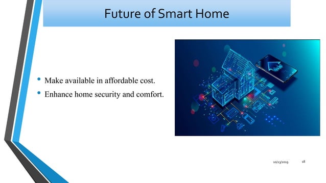 Iot based smart home | PPTX