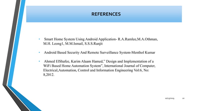 Iot based smart home | PPTX