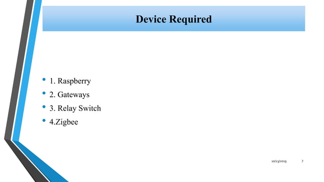 Iot based smart home | PPTX