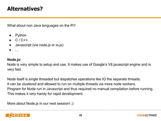 IoT: LoRa and Java on the PI | PPT