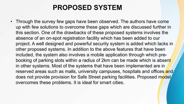 IOT Smart Car Parking System using RFID card | PPT