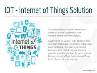 Enterprise & Mobile Enabled Internet of Things Solutions | PPT