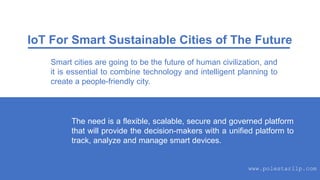Iot for smart cities | PPT