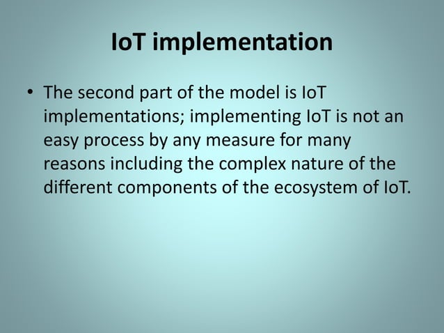 IoT Standardization and Implementation Challenges | PPTX | Internet | Computing