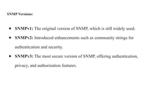 IoT System Management ppt SNMP simple network | PPTX