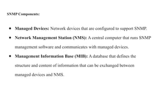 IoT System Management ppt SNMP simple network | PPTX