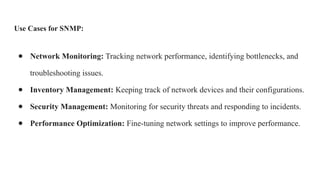 IoT System Management ppt SNMP simple network | PPTX