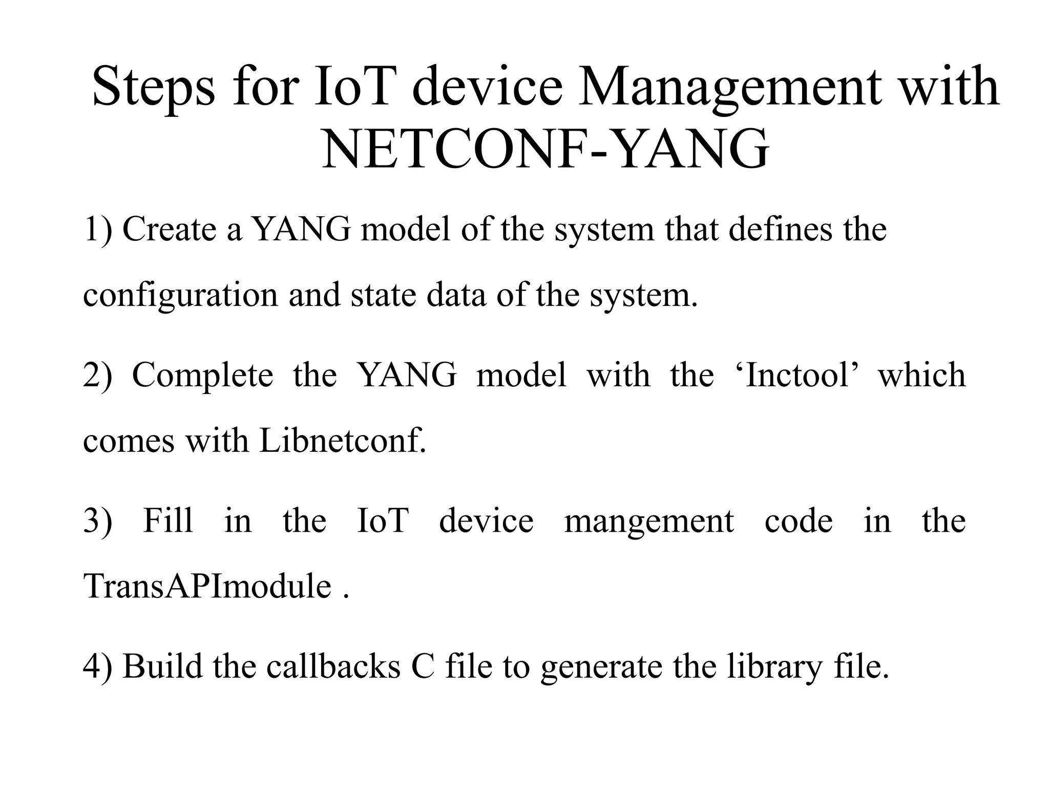 Io t system management with | PPTX