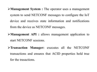 Io t system management with | PPTX