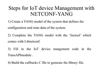 Io t system management with | PPTX | Internet | Computing