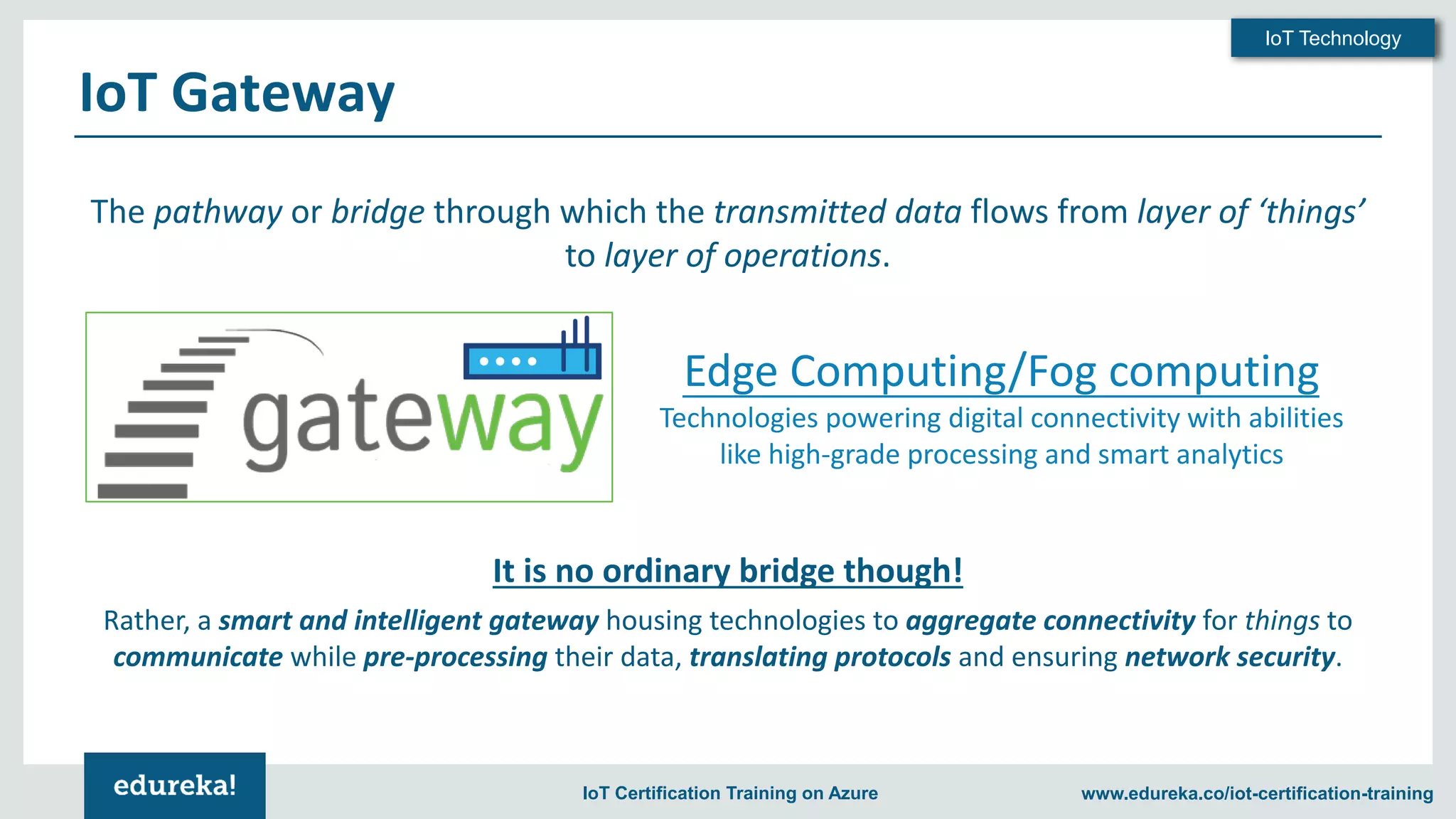 IoT Technology Tutorial | IoT Technology Stack | IoT Project Hands-On | Edureka | PDF | Internet ...