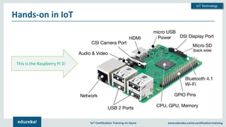 IoT Technology Tutorial | IoT Technology Stack | IoT Project Hands-On | Edureka | PDF | Internet ...
