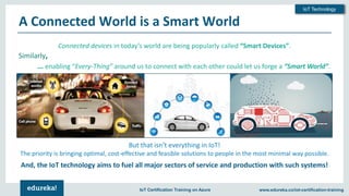 IoT Technology Tutorial | IoT Technology Stack | IoT Project Hands-On | Edureka | PPT