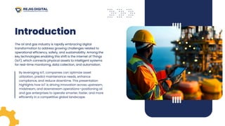 Unlocking Efficiency in Oil and Gas with Industrial IoT Technology | PDF