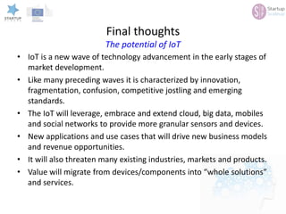 Internet of Things: Trends and challenges for future | PPTX