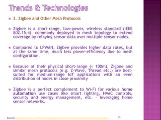 Iot trends and technologies development in terms of Machine Learning | PPT