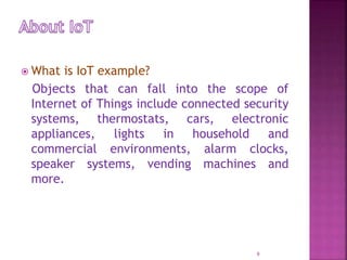 Iot trends and technologies development in terms of Machine Learning | PPT