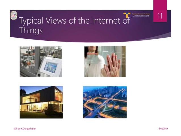 IOT Unit-1 (Introduction to IOT) by Durgacharan | PPTX | Computer Networking | Computing