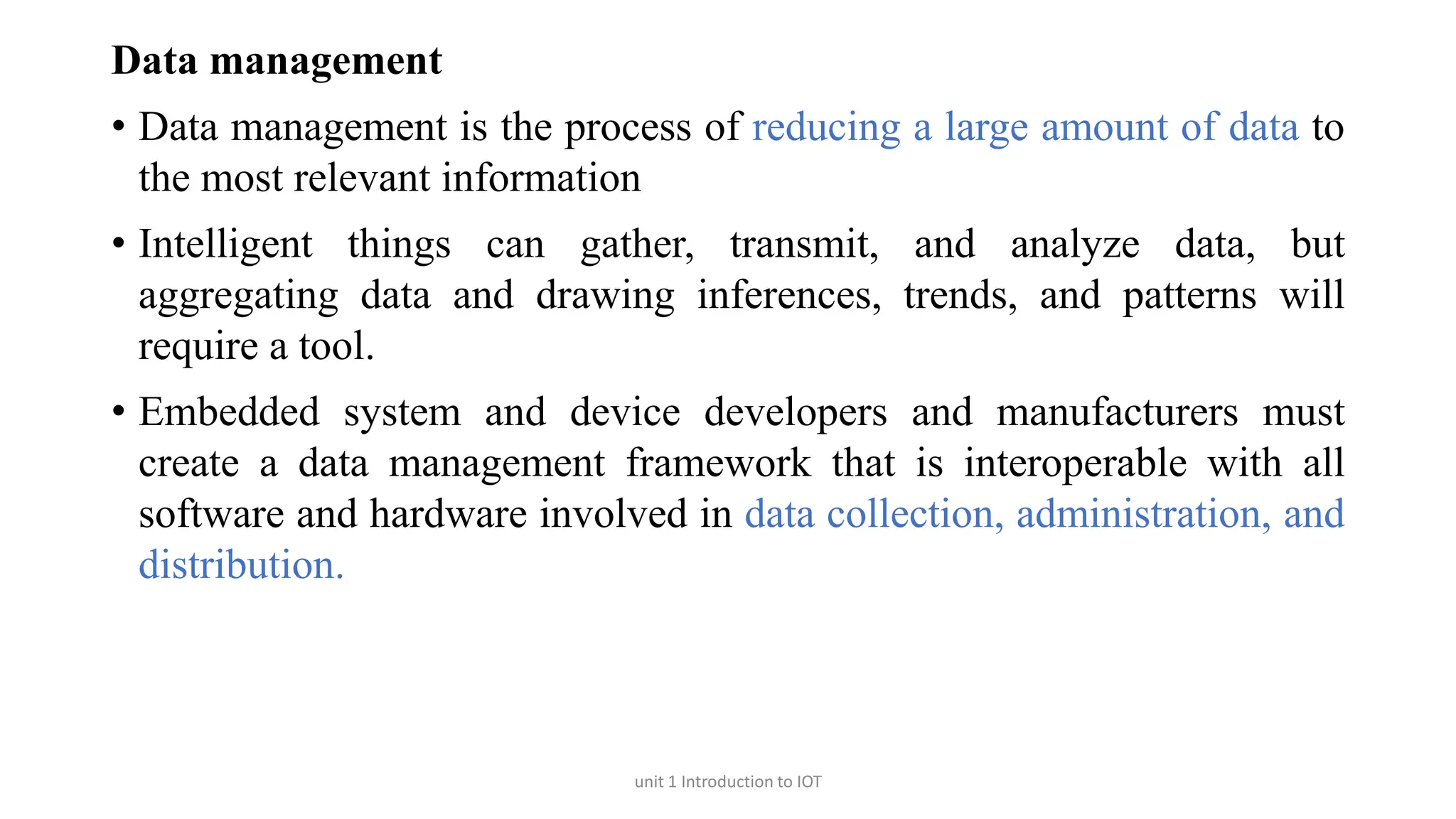 IOT TOTAL POWER POINT PRESENTATION UNITS | PPT