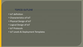 Iot unit i present by JAVVAJI VENKATRAO SVEC,TIRUPATI | PPTX