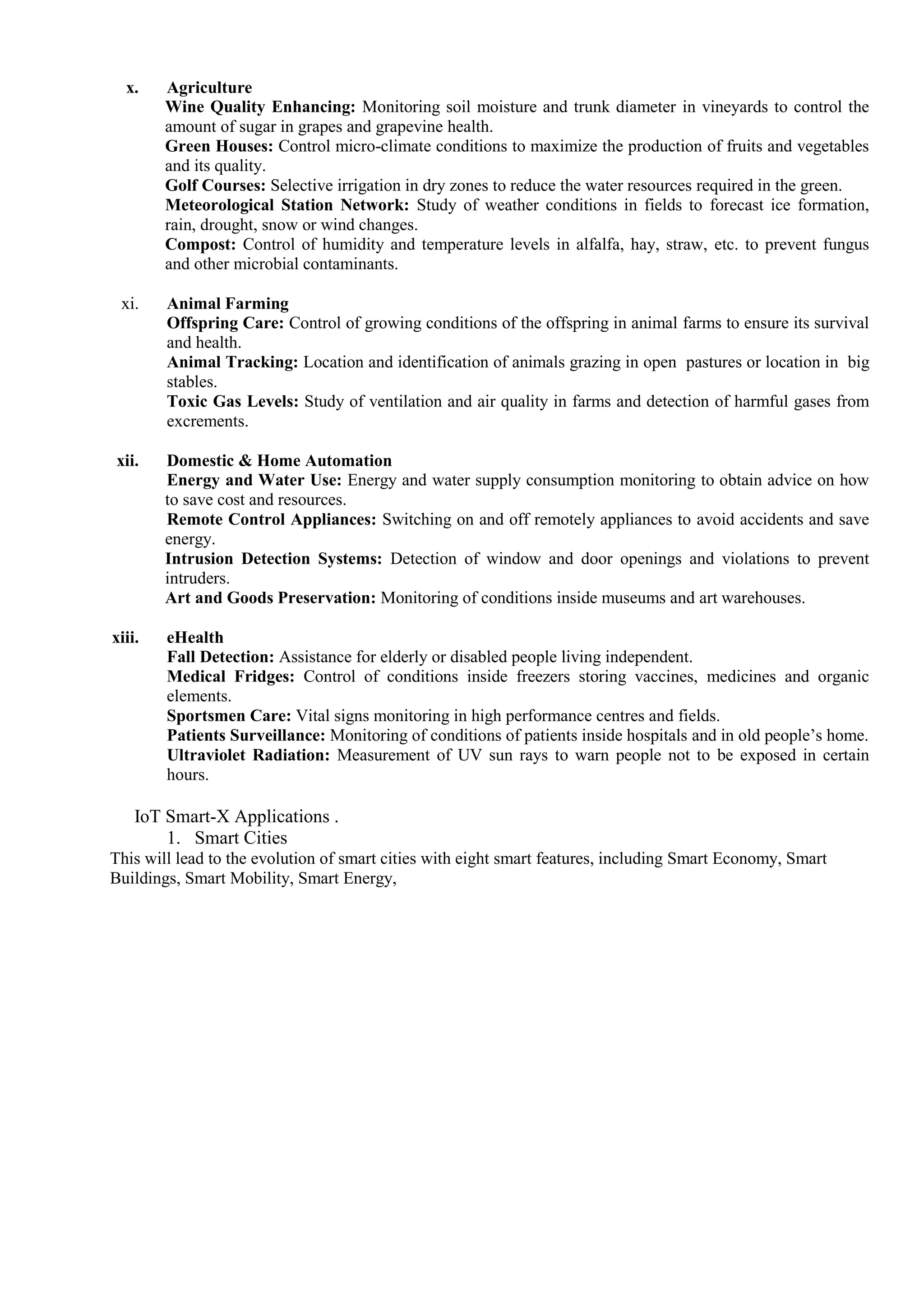 IOT UNIT 1 NOTES FOR BCA MADRAS UNIVERSITY | PDF