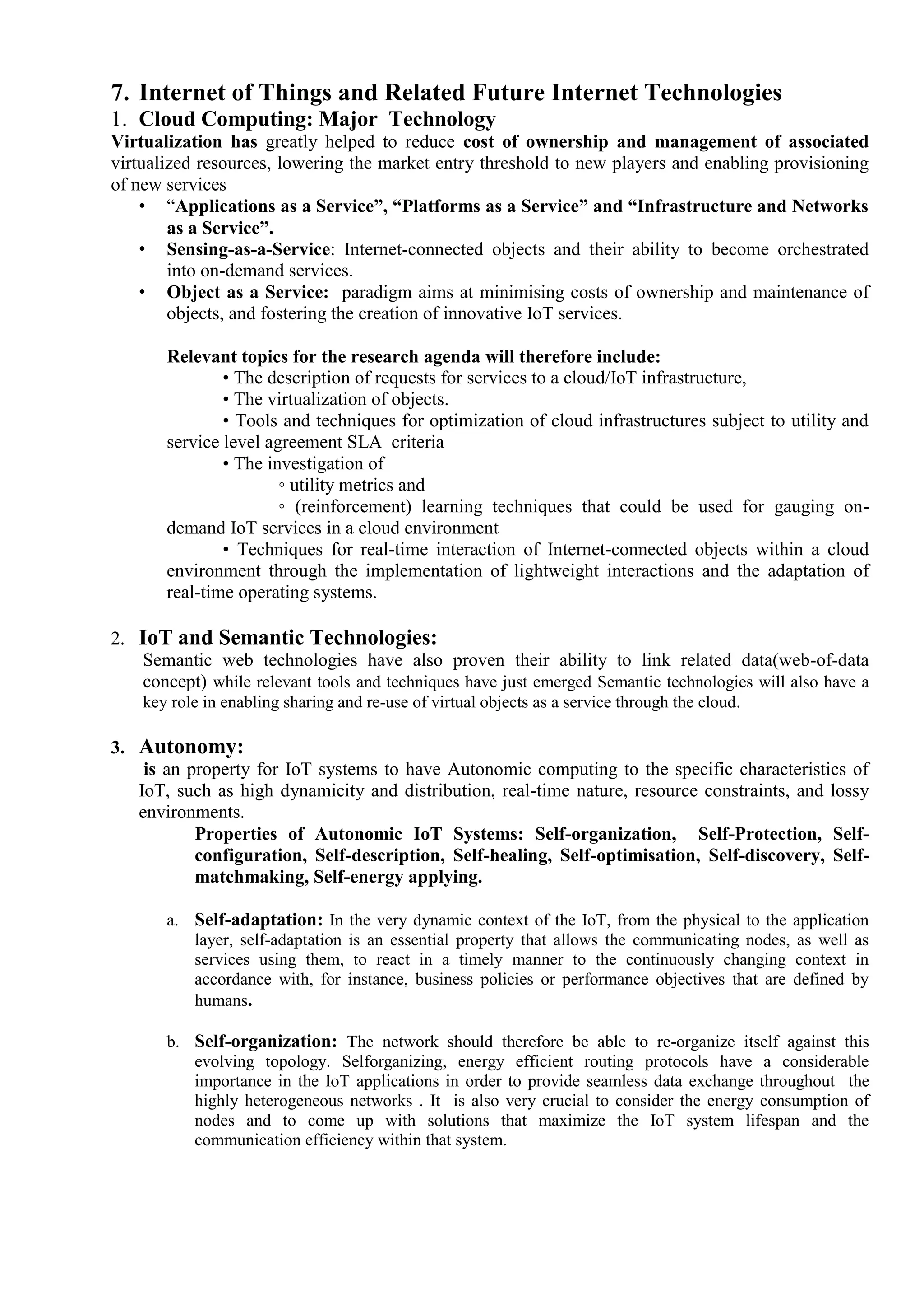 IOT UNIT 1 NOTES FOR BCA MADRAS UNIVERSITY | PDF