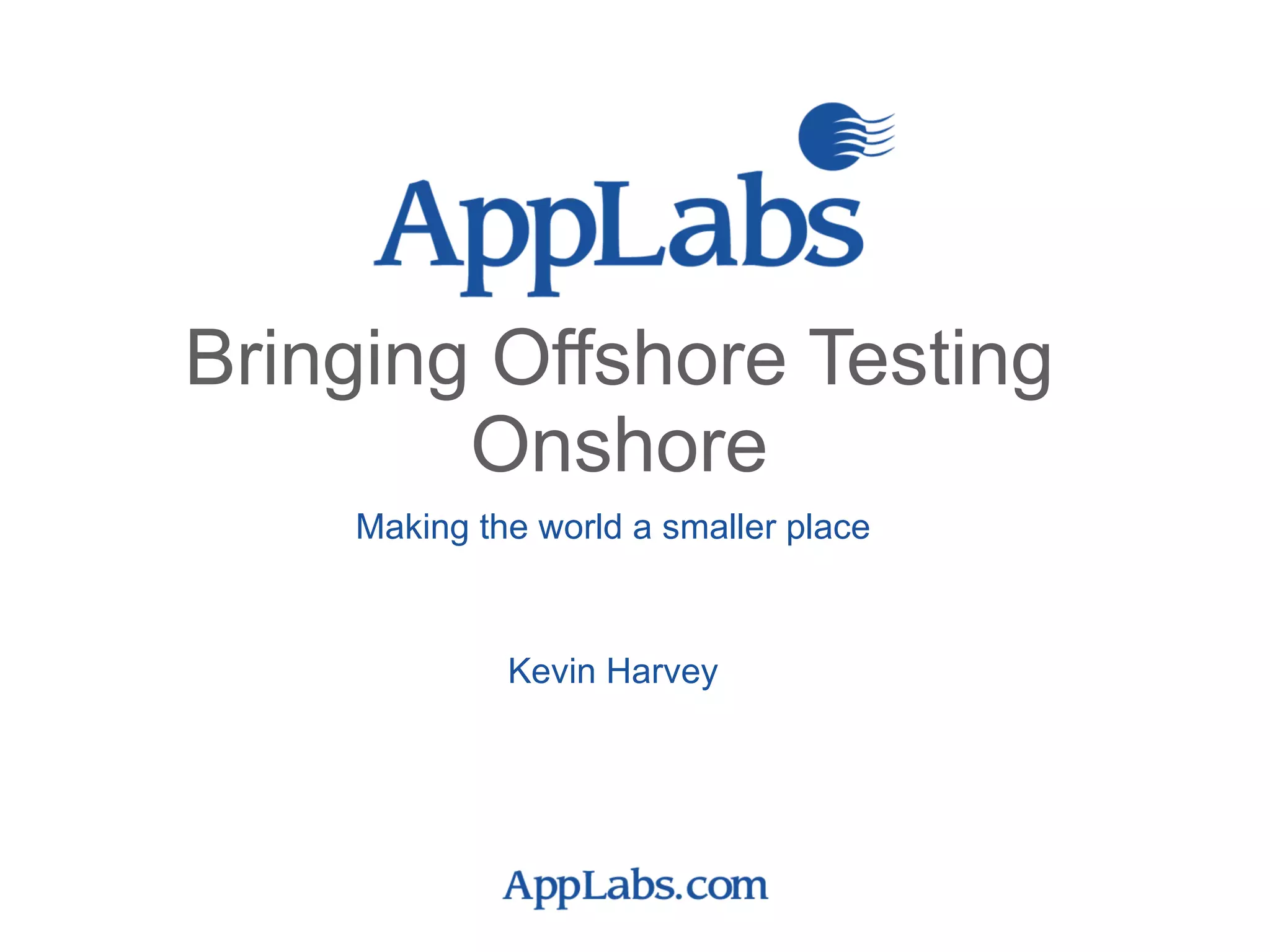 Offshore Test Management | PPT