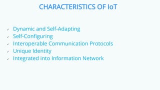 Introduction to IoT (Internet of Things) | PDF